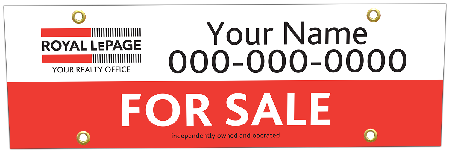 Realty Signs – Royal LePage – Westwood Printing & Signs